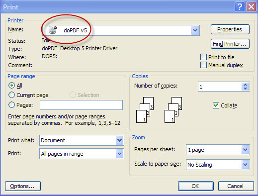 dopdf بهترین نرم افزار برای ساخت فایل های پی دی اف